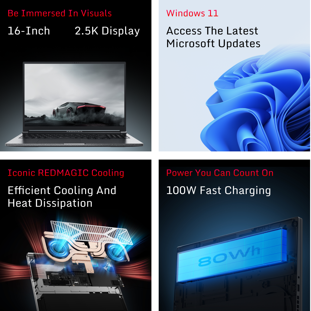 REDMAGIC Titan 16 Pro Gaming Laptop - REDMAGIC(Europe) Store