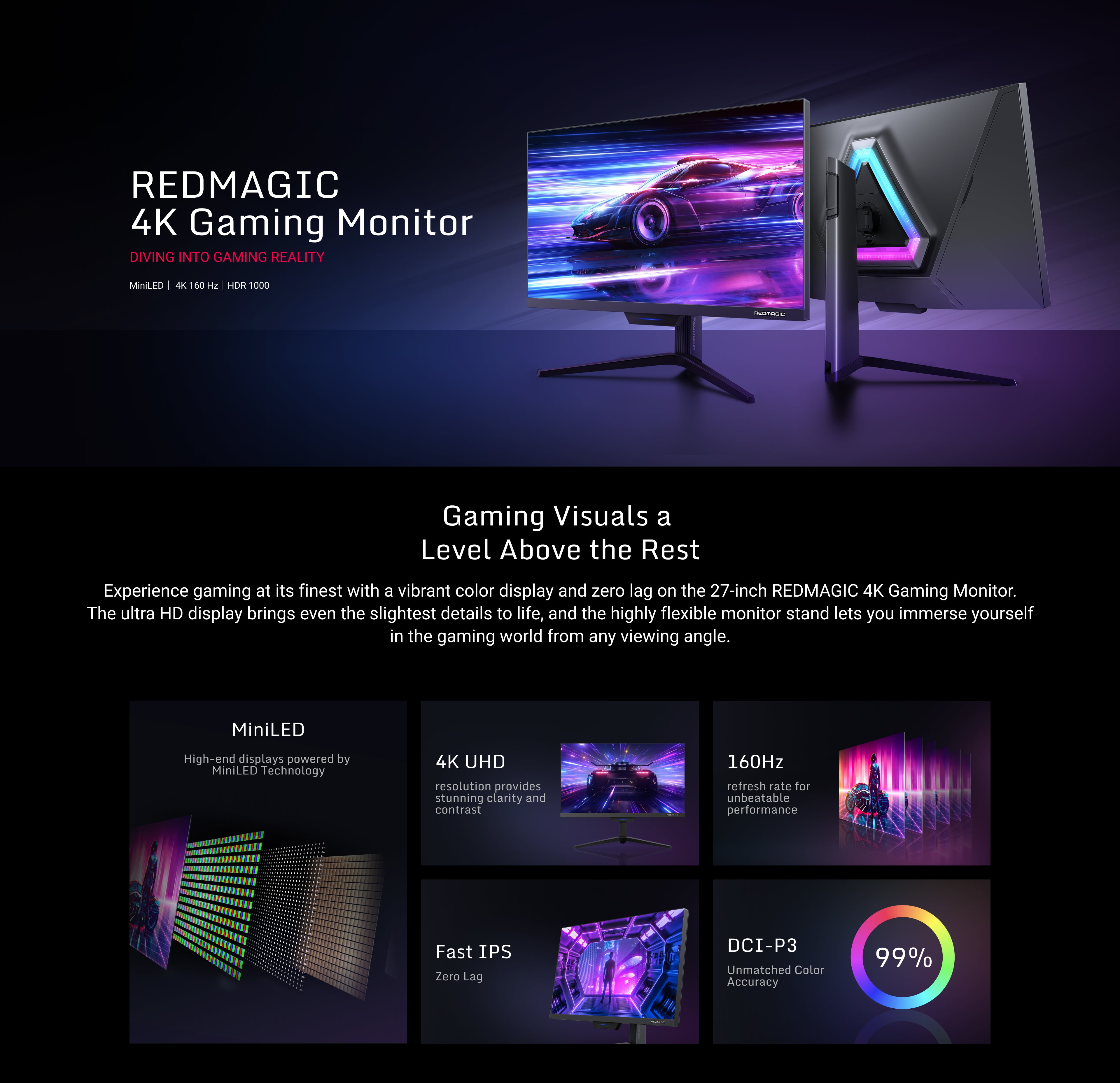 REDMAGIC 4K Gaming Monitor - REDMAGIC (Europe)